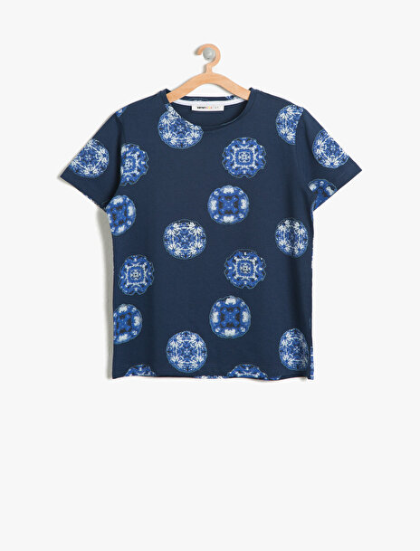 Koton Erkek Çocuk Desenli T-Shirt