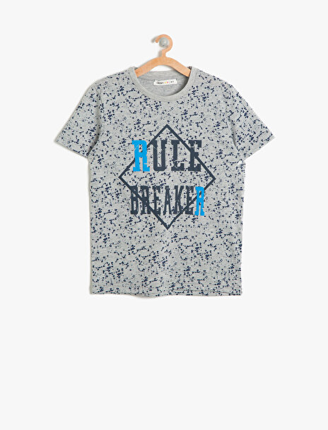 Koton Erkek Çocuk Yazılı Baskılı T-Shirt