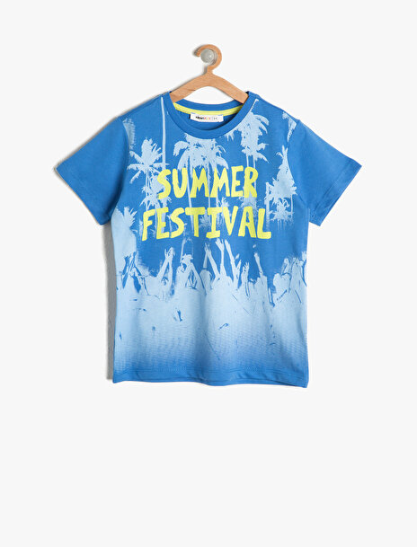 Koton Erkek Çocuk Yazılı Baskılı T-Shirt
