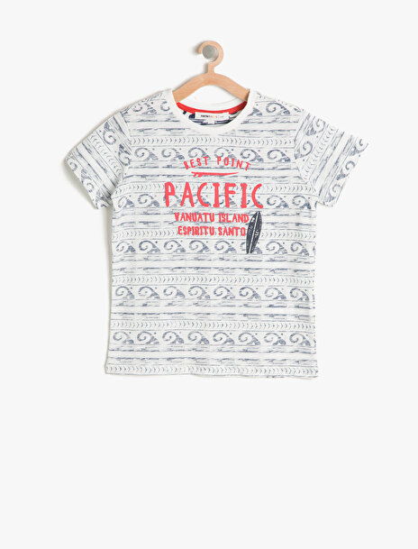 Koton Erkek Çocuk Yazılı Baskılı T-Shirt