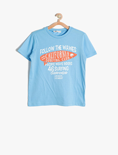 Koton Erkek Çocuk Yazılı Baskılı T-Shirt