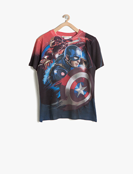 Koton Erkek Çocuk Marvel Baskılı T-Shirt