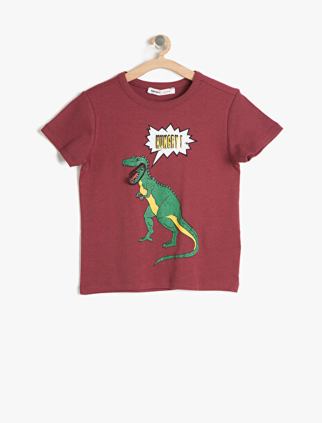 Koton Erkek Çocuk 3 Boyutlu T-Shirt