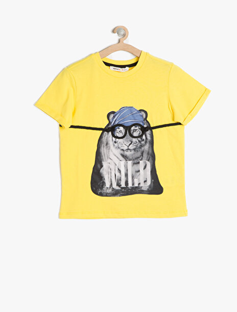 Koton Erkek Çocuk 3 Boyutlu T-Shirt Koton Erkek Çocuk 3 Boyutlu T-Shirt
