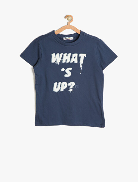 Koton Erkek Çocuk Yazılı Baskılı T-Shirt