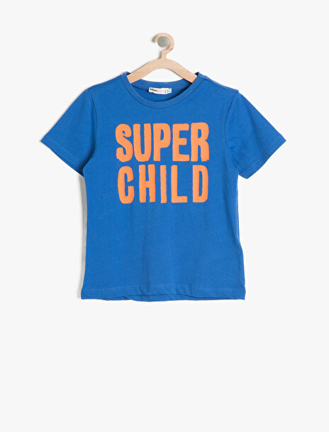 Koton Erkek Çocuk Yazılı Baskılı T-Shirt