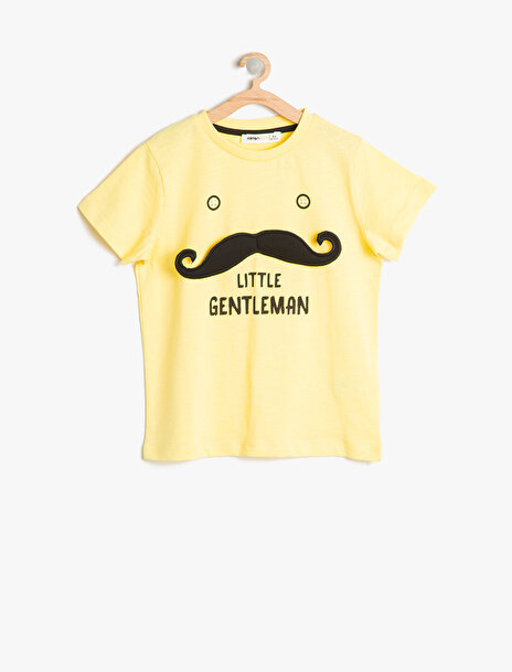Koton Erkek Çocuk 3 Boyutlu T-Shirt
