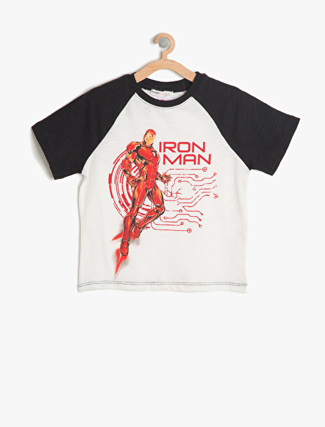 Koton Erkek Çocuk Iron Man Baskılı T-Shirt Koton Erkek Çocuk Iron Man Baskılı T-Shirt