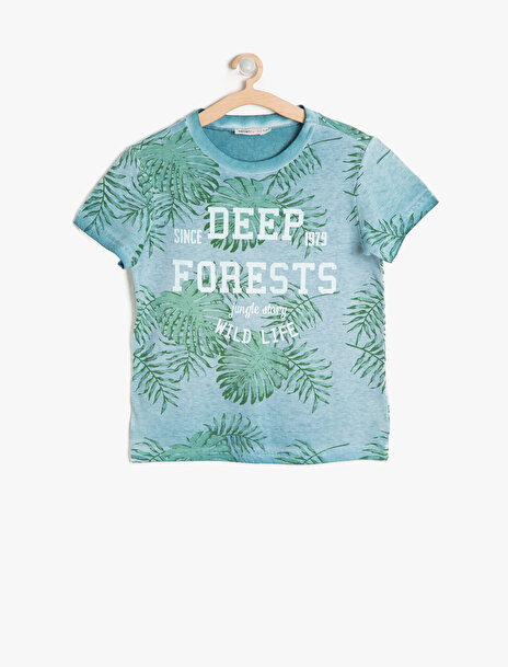 Koton Erkek Çocuk Yazılı Baskılı T-Shirt