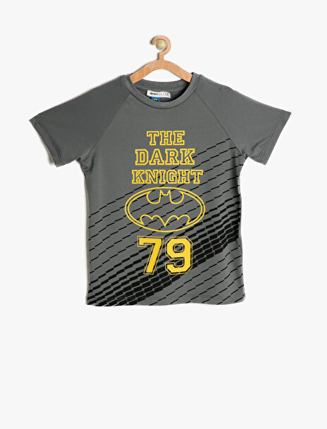 Koton Erkek Çocuk Batman Lisanslı Baskılı T-Shirt