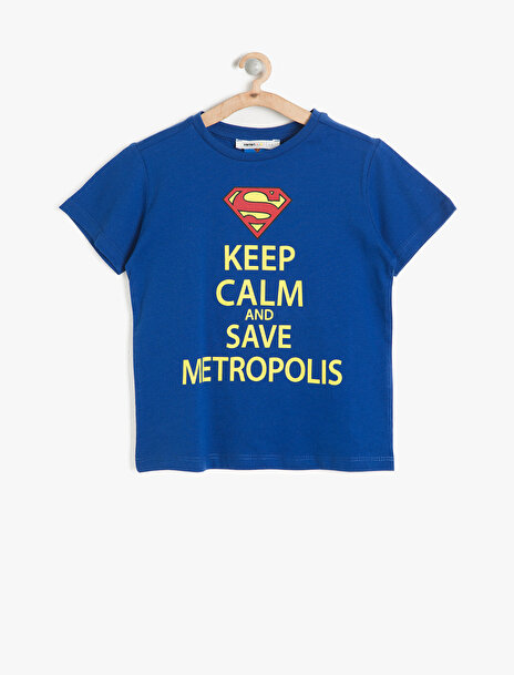 Koton Erkek Çocuk Superman Baskılı T-Shirt