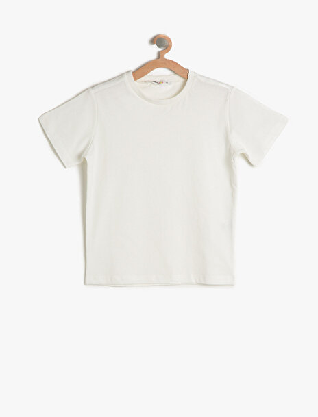 Koton Erkek Çocuk Bisiklet Yaka T-Shirt