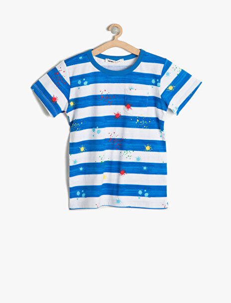 Koton Erkek Çocuk Çizgili T-Shirt