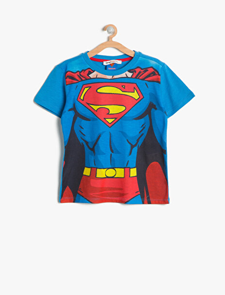 Koton Erkek Çocuk Superman Baskılı T-Shirt