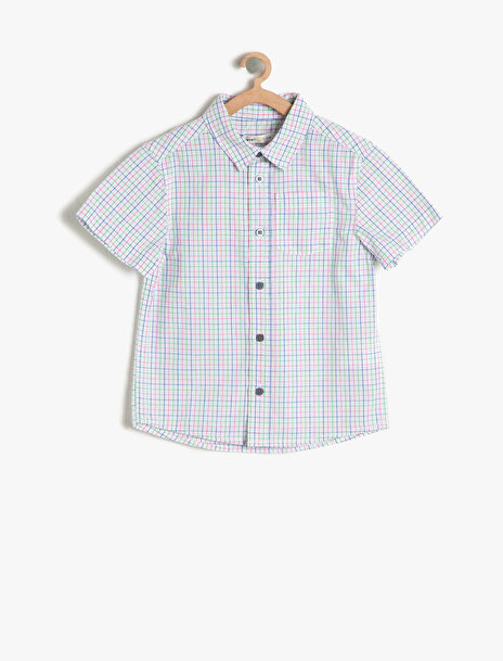 Koton Erkek Çocuk Kareli Gömlek