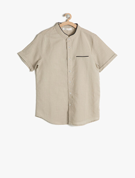 Koton Erkek Çocuk Keten Gömlek