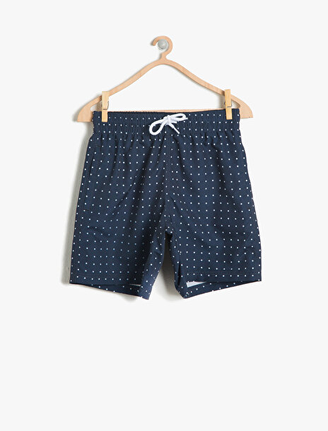 Koton Erkek Çocuk Desenli Deniz Şortu