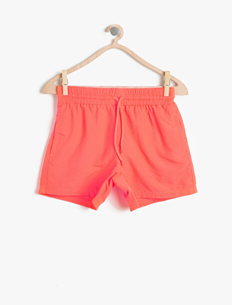 Koton Erkek Çocuk Beli Bağlamalı Deniz Şortu