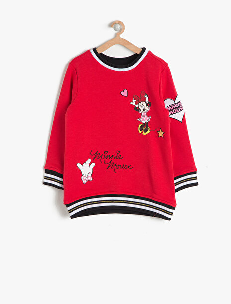 Koton Kız Çocuk Minnie By Koton Sweatshirt