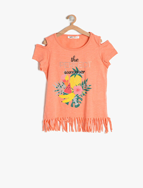 Koton Kız Çocuk Baskılı T-Shirt