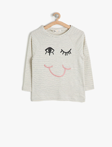 Koton Kız Çocuk Baskılıı Tshirt