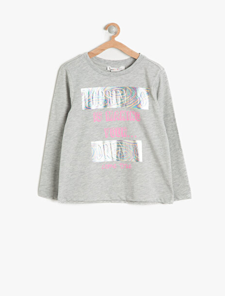 Koton Kız Çocuk Baskılı T-Shirt