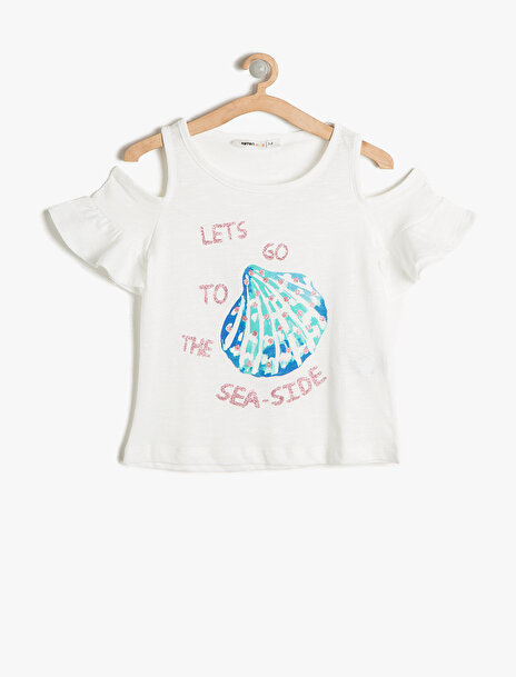 Koton Kız Çocuk Baskılı T-Shirt