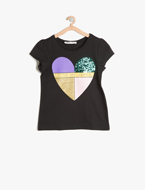 Koton Kız Çocuk Baskılı T-Shirt