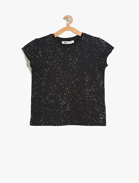 Koton Kız Çocuk Desenli T-Shirt