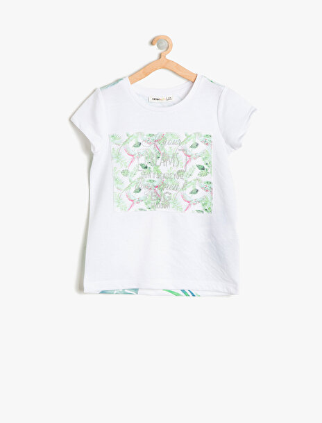 Koton Kız Çocuk Baskılı T-Shirt