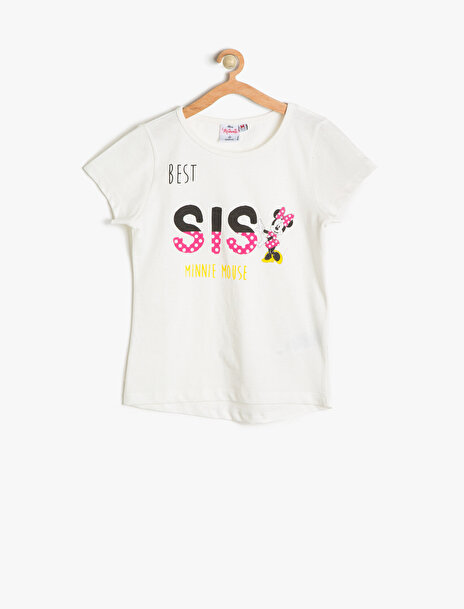 Koton Kız Çocuk Minnie By Koton T-Shirt