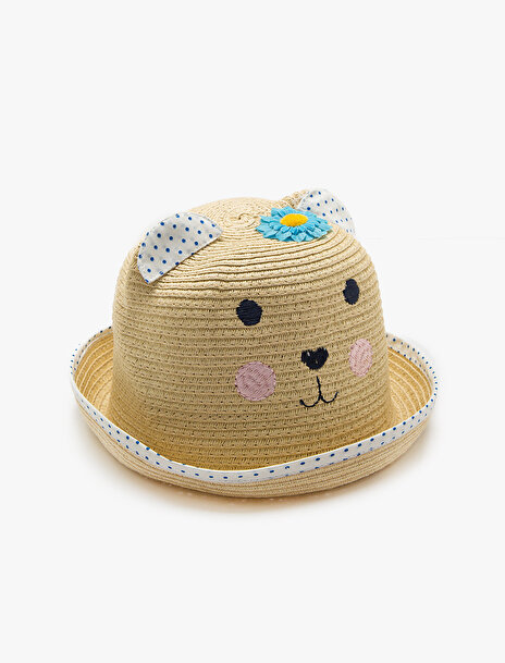 Koton Kız Çocuk Hasır Şapka