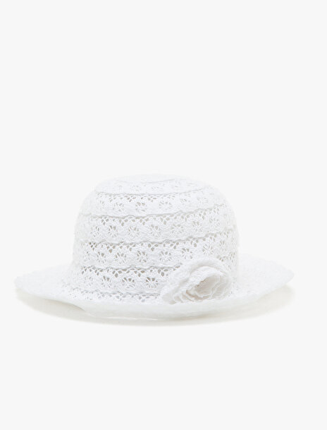 Koton Kız Çocuk Dantel Detaylı Şapka