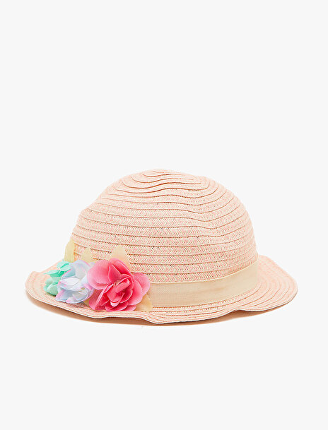 Koton Kız Çocuk Çiçekli Şapka