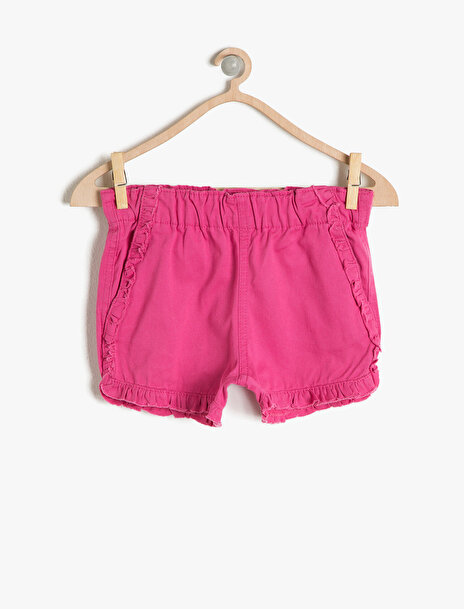 Koton Kız Çocuk Fırfır Detaylı Şort