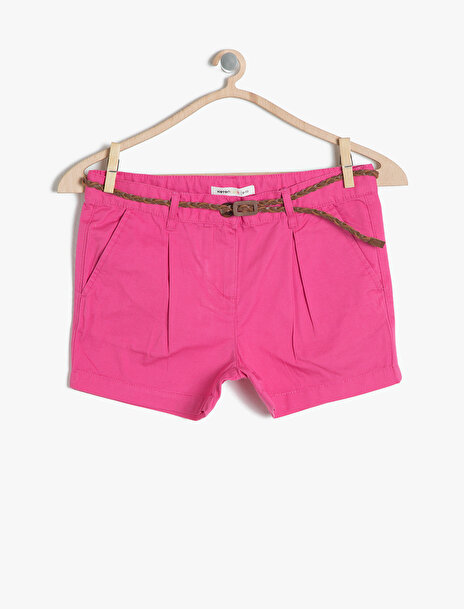 Koton Kız Çocuk Kemerli Şort