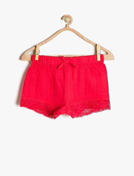 Koton Kız Çocuk Normal Bel Şort Koton Kız Çocuk Normal Bel Şort