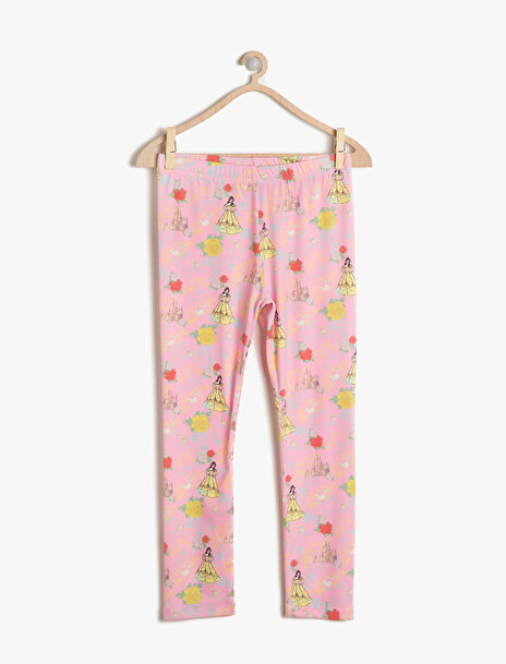 Koton Kız Çocuk Güzel ve Çirkin Baskılı Tayt