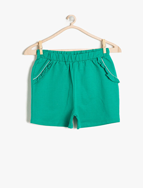 Koton Kız Çocuk Fırfır Detaylı Şort