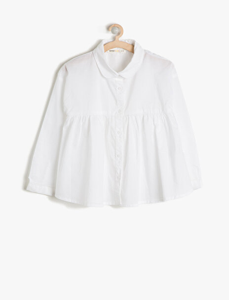 Koton Kız Çocuk Bebe Yaka Gömlek