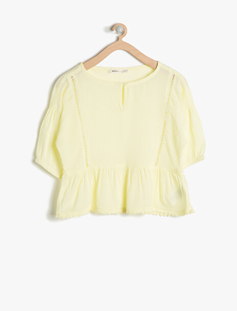 Koton Kız Çocuk Rahat Kesim Bluz