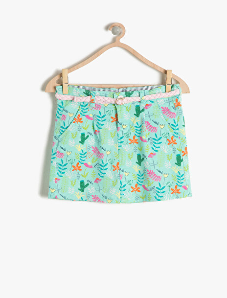 Koton Kız Çocuk Çiçekli Etek