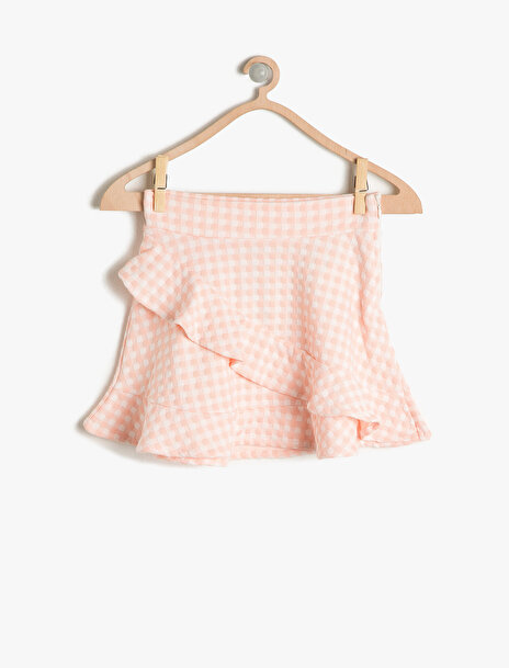 Koton Kız Çocuk Kareli Etek