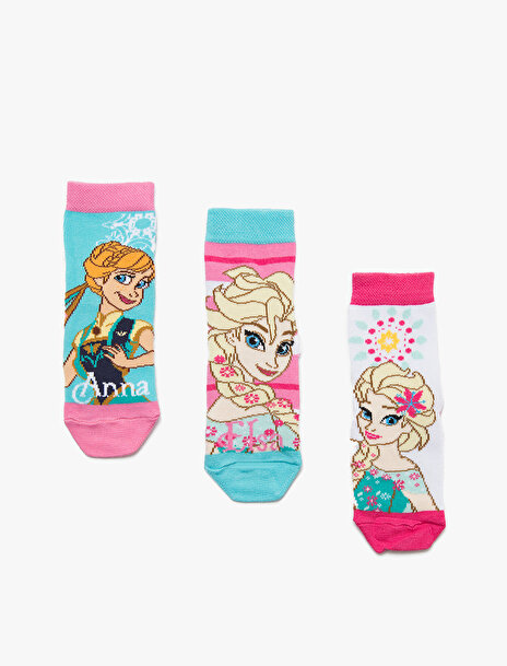 Koton Kız Çocuk Kız Çocuk Frozen Baskılı Çorap