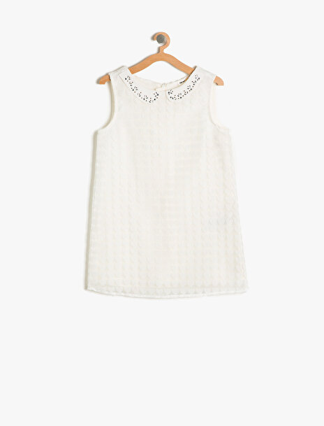 Koton Kız Çocuk Kalp Desenli Elbise