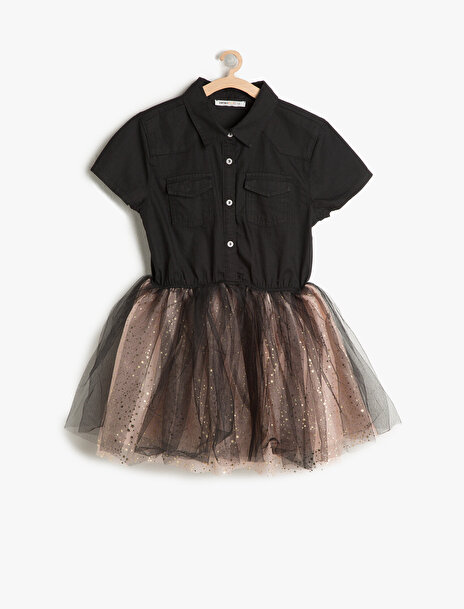Koton Kız Çocuk Tütü Detaylı Elbise