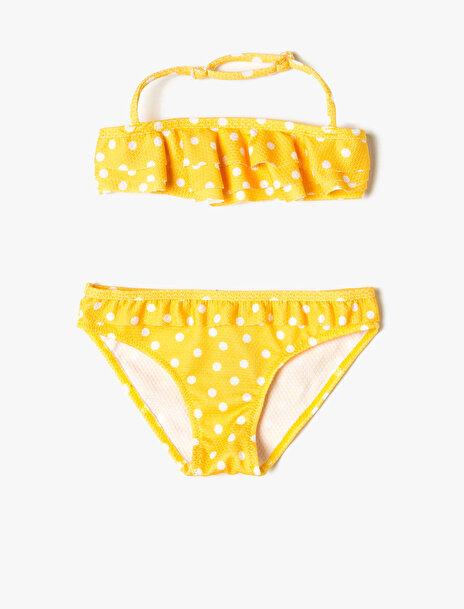 Koton Kız Çocuk Desenli Bikini Takımı