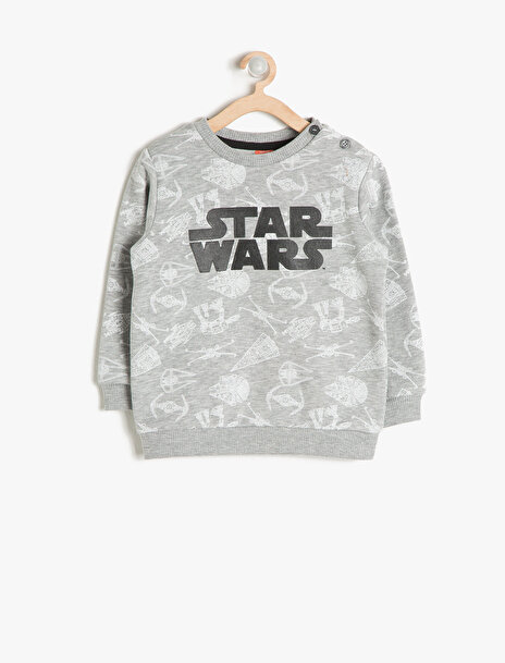 Koton Erkek Çocuk Star Wars Baskılı Sweatshirt Koton Erkek Çocuk Star Wars Baskılı Sweatshirt