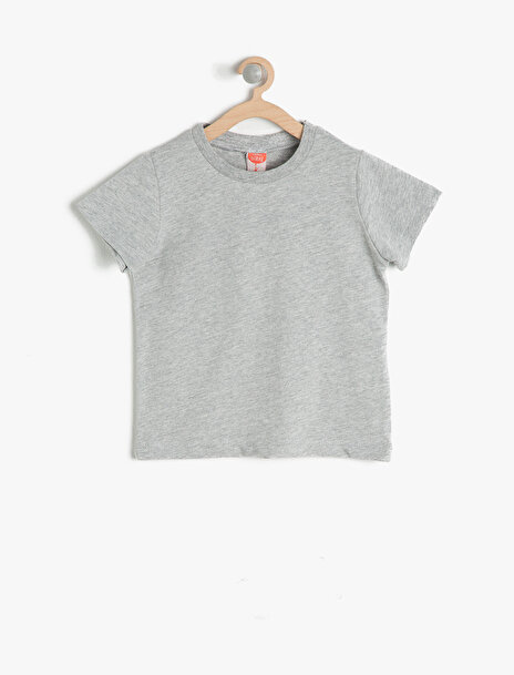 Koton Erkek Çocuk Bisiklet Yaka T-Shirt