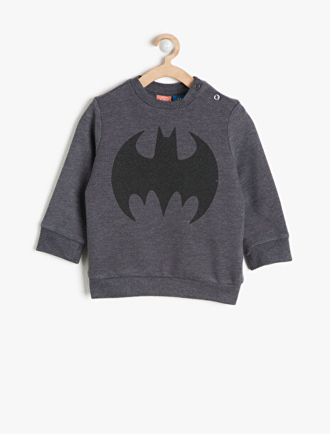 Koton Erkek Çocuk Batman Baskılı Sweatshirt